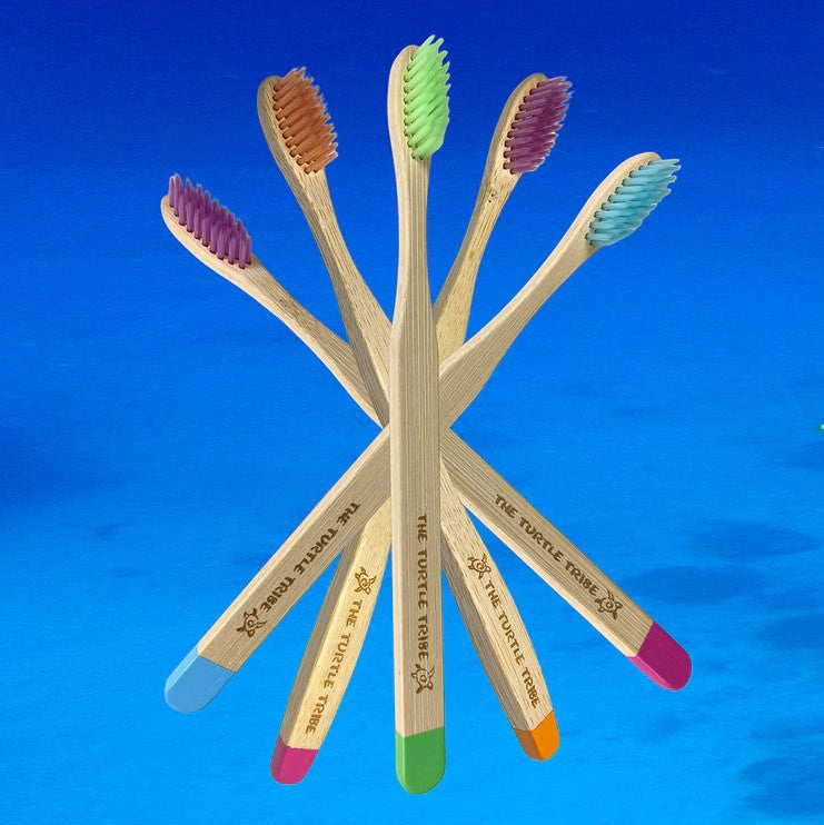 Buy The Turtle Tribe Bamboo Premium Toothbrush SOFT 1pk - Box of 12 Online
