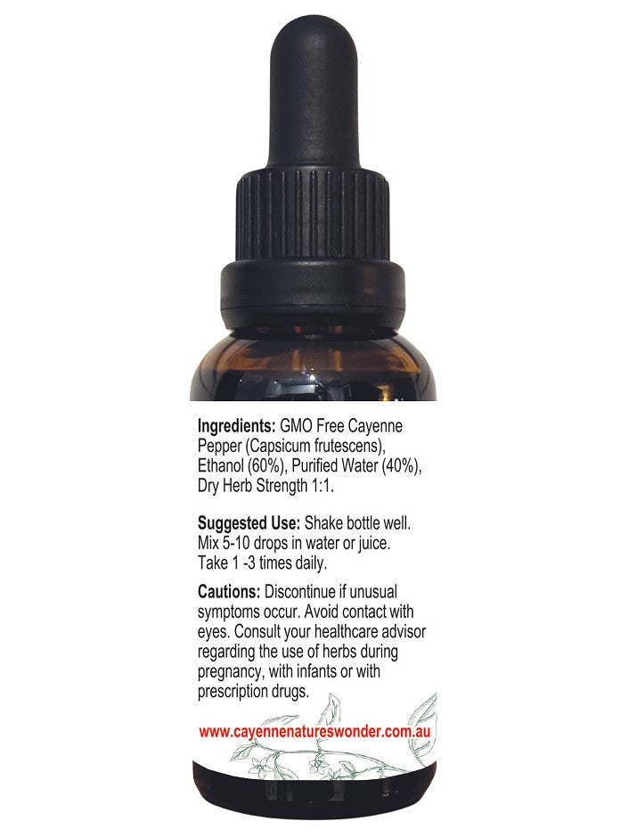 Buy Cayenne Nature's Wonder Cayenne Pepper Extract bottle 30ml Online