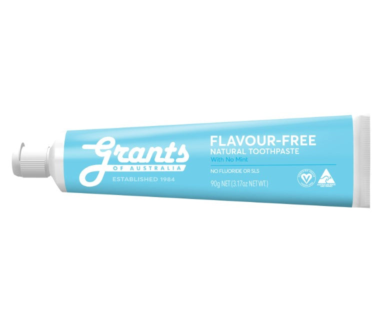 Buy Grants Toothpaste Flavour Free Fluoride Free 90g - Box of 12 Online