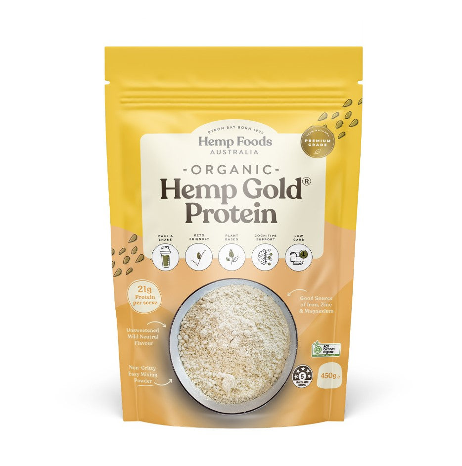 Buy Hemp Foods Australia Organic Hemp Protein Powder Gold Online