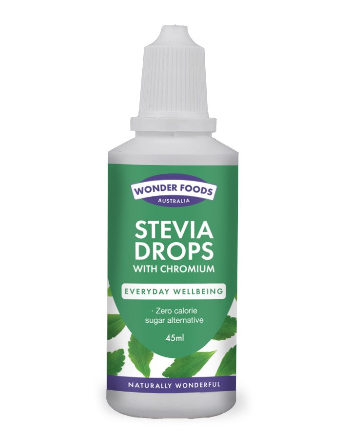 Buy Wonder Foods Organic Stevia Drops 45ml Online