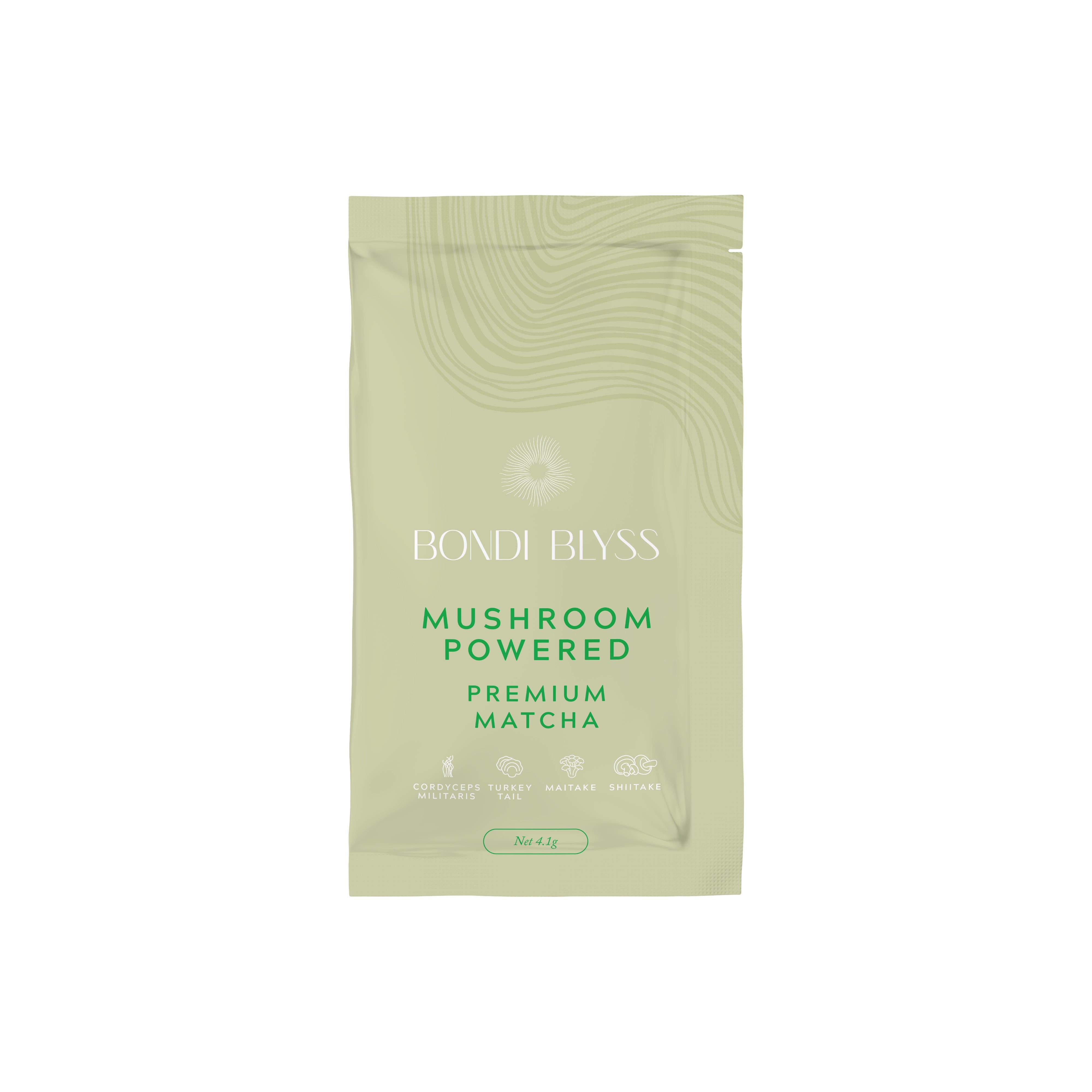 Buy Bondi Blyss Mushroom Powered Premium Matcha 10 x 41g Online
