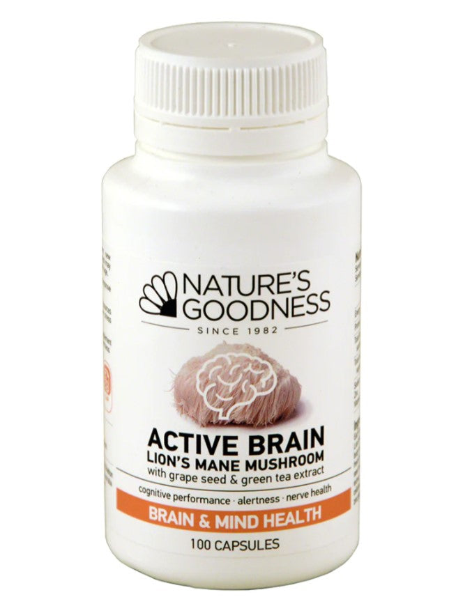 Buy Nature's Goodness Active Brain 100 Capsules Online