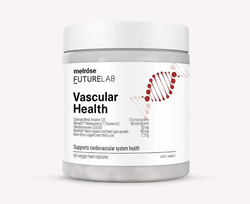 Buy Melrose FutureLab Vascular Health 30 capsules Online