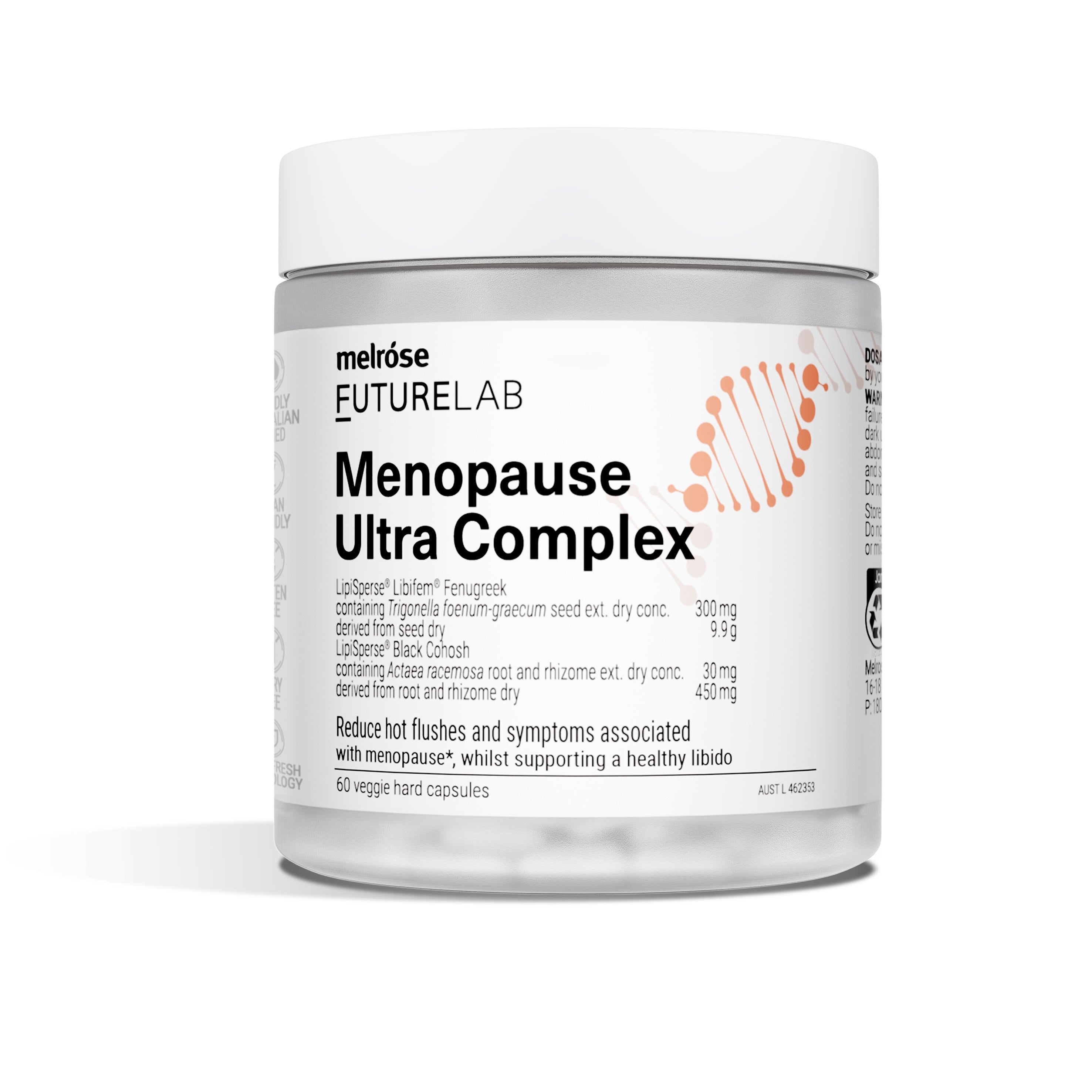 Buy Melrose FutureLab Menopause Ultra Complex 60 Capsules Online