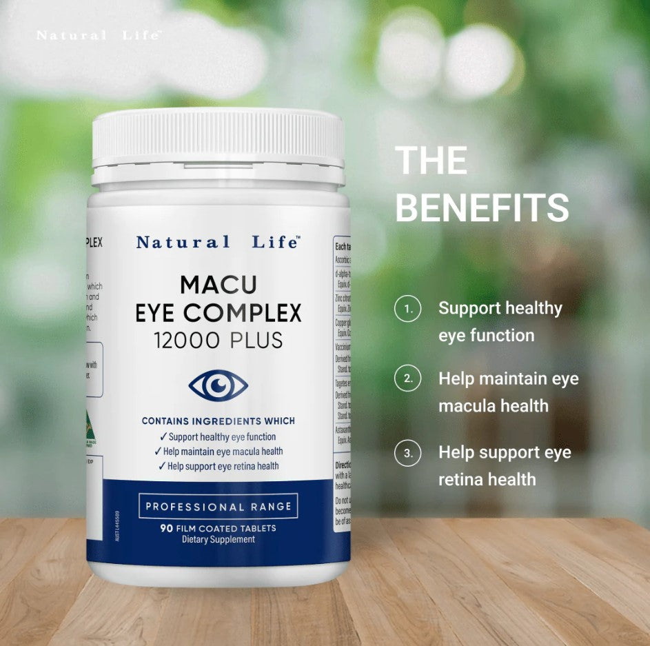 Buy Natural Life Macu Eye Complex 1200 Plus 90 tablets Online