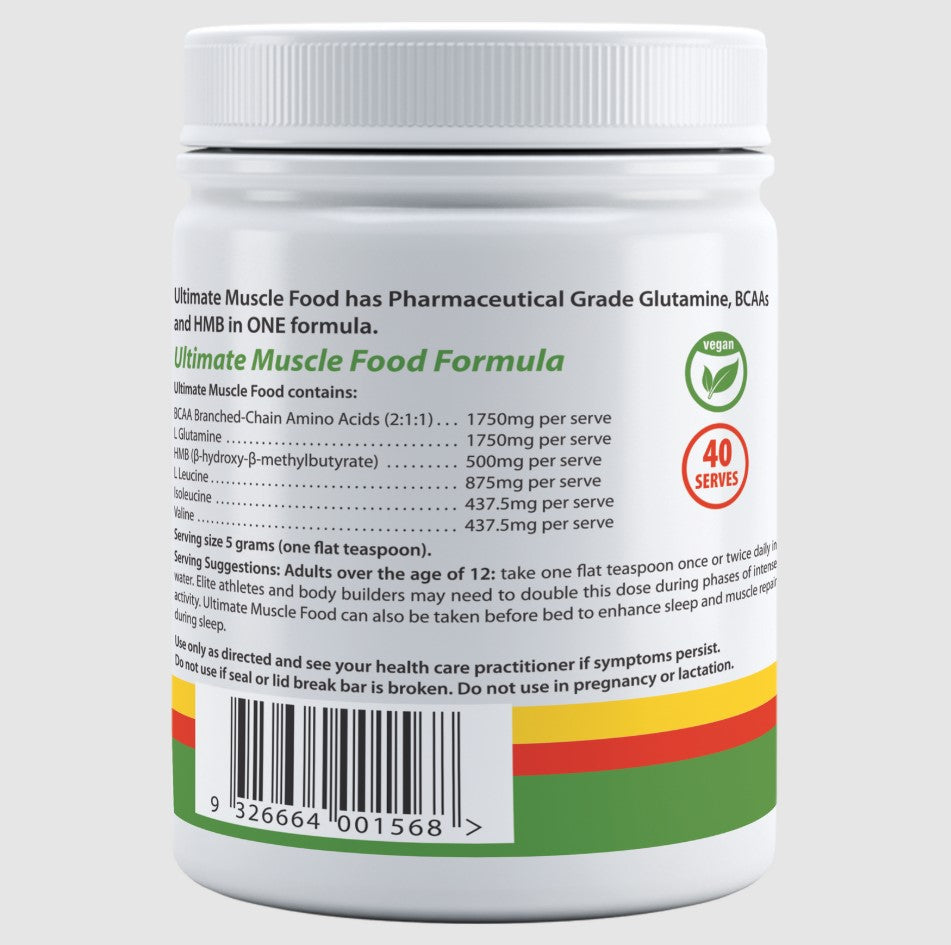 Buy Cabot Health Ultimate Muscle Food Powder 200g Online