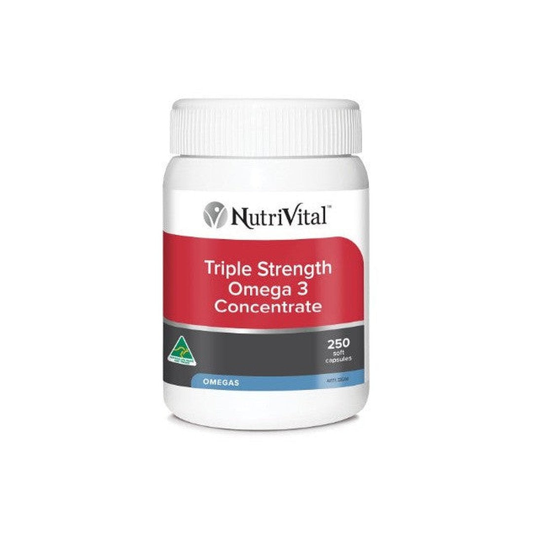 Buy NutriVital Triple Strength Omega 3 Concentrate Capsules Online