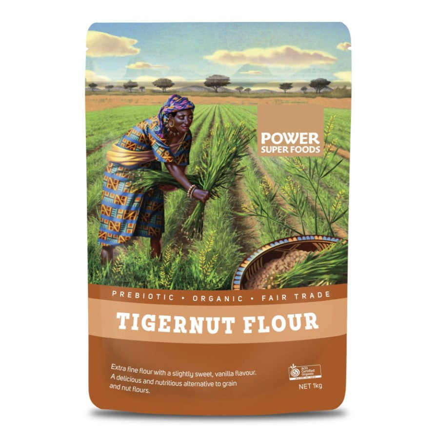 Buy Power Super Foods Certified Organic Tigernut Flour 300g Online