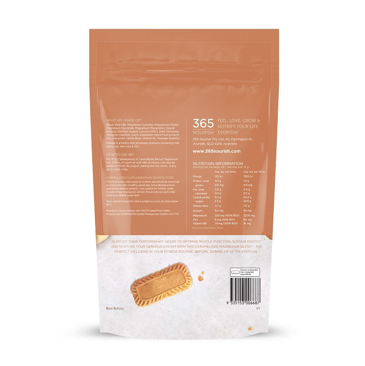 Buy 365 Nourish Caramelised Biscuit Magnesium Complex Powder Online