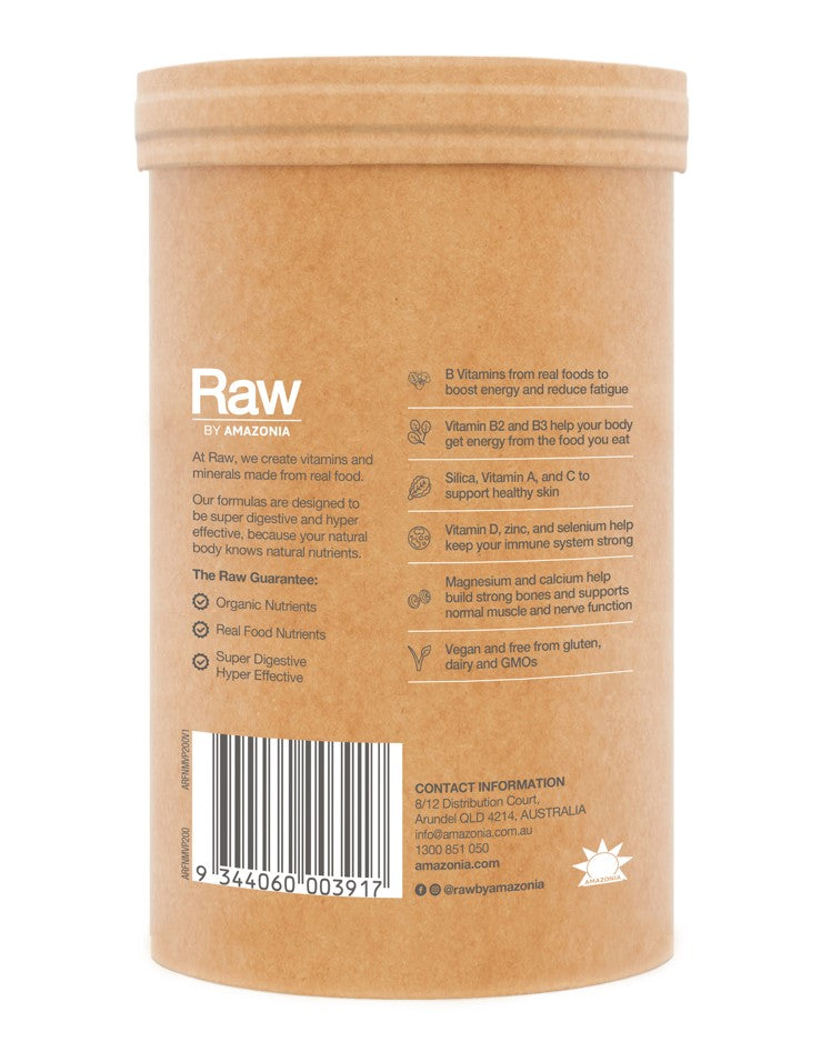 Buy Amazonia Raw Real Food Nutrients Organic Multivitamin Pineapple Online