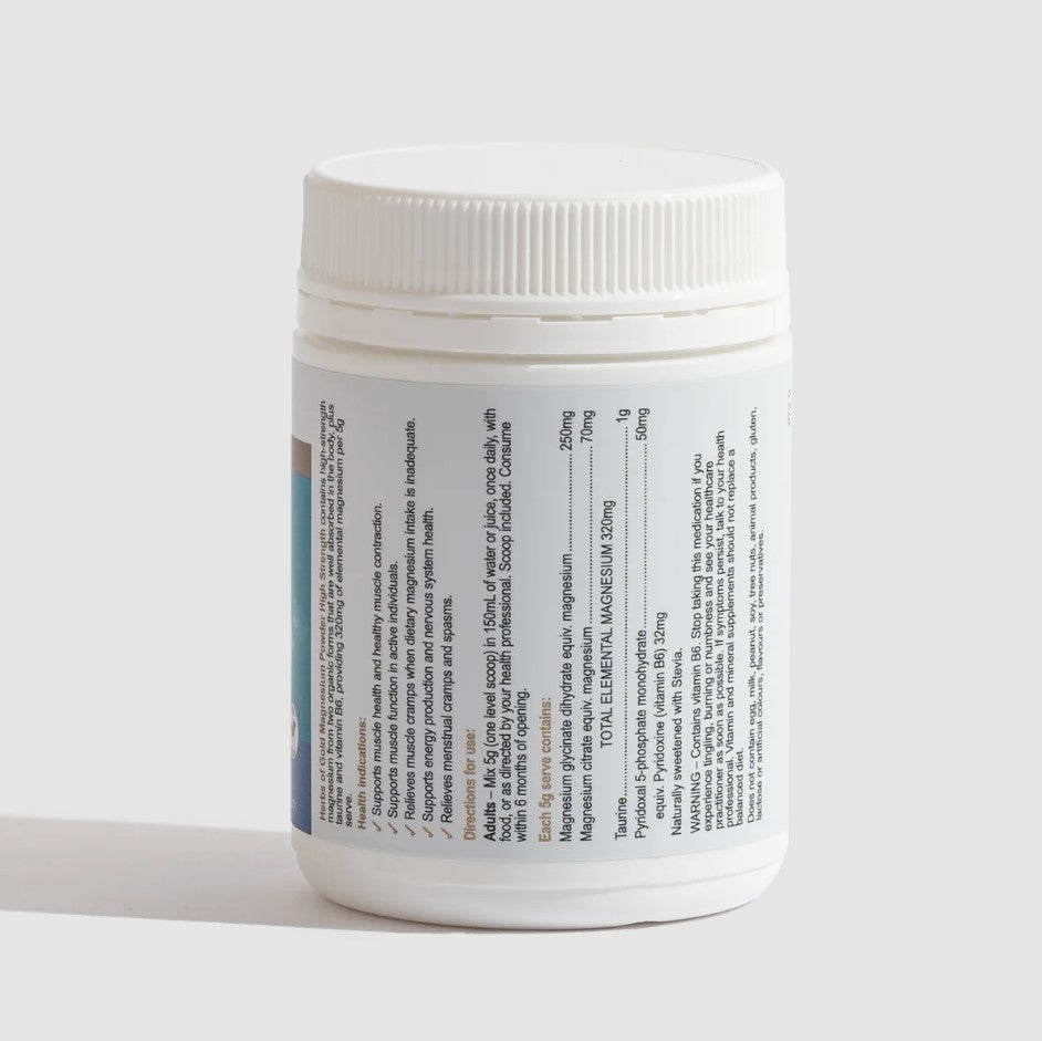 Buy Herbs of Gold Magnesium Powder High Strength Online