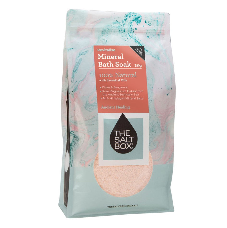 Buy The Salt Box Revitalise Bath Soak 3kg Online