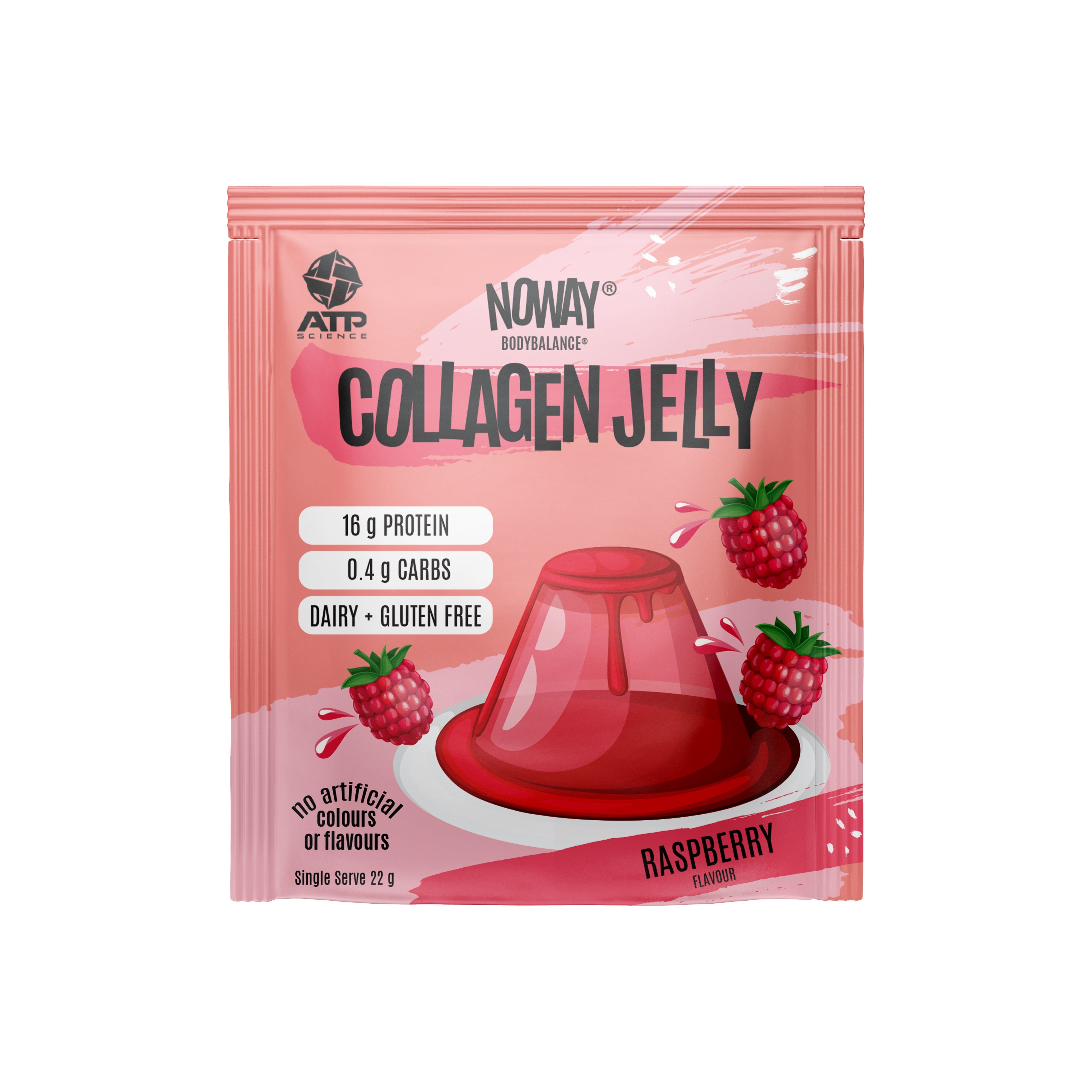 Buy NOWAY Collagen Jelly Raspberry 22g Sachet - Box of 10 Online