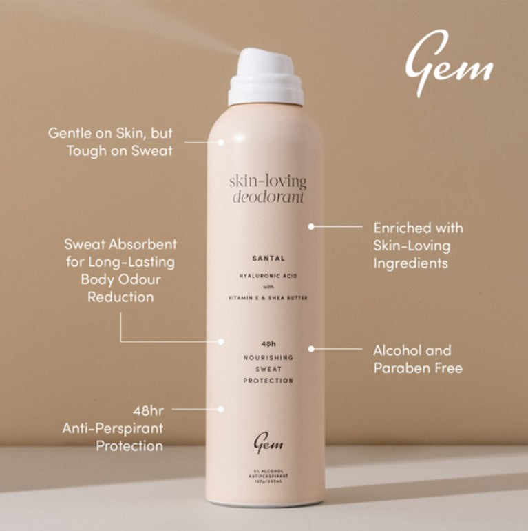 Buy Gem Care Skin Loving Deodorant Santal 207ml Online