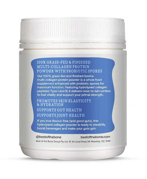 Buy Best of the Bone Probiotic Spore with hydrolysed Multi Collagen ...