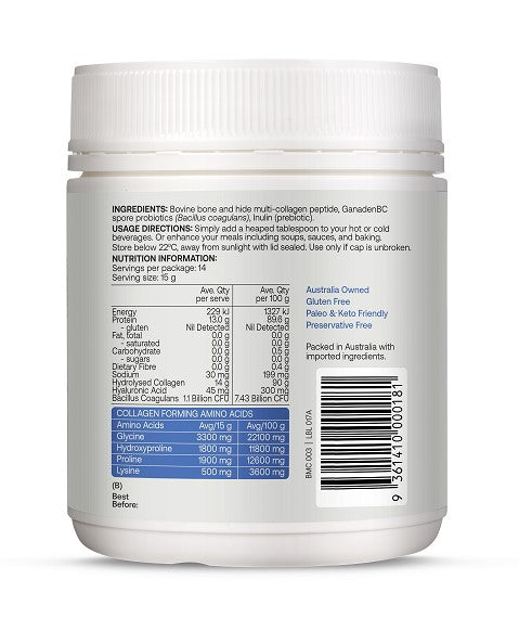 Buy Best of the Bone Probiotic Spore with hydrolysed Multi Collagen ...