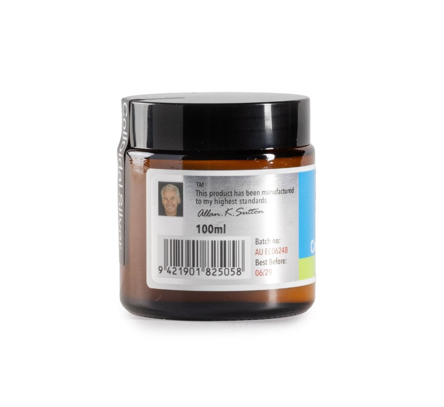 Buy Allan Sutton's My Colloidal Silver Organic Cream 100ml Jar Online