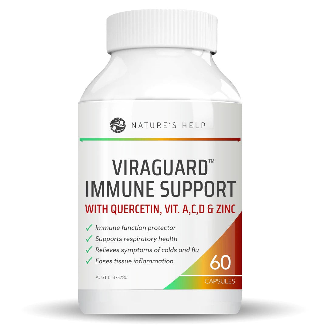 Buy Nature's Help VIRA GUARD Quercefit Vitamins A C D & Zinc 60 ...