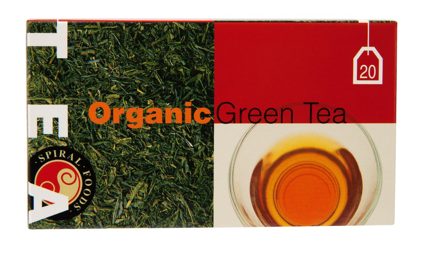 Buy Spiral Foods Organic Green Sencha 20 Tea Bags Online