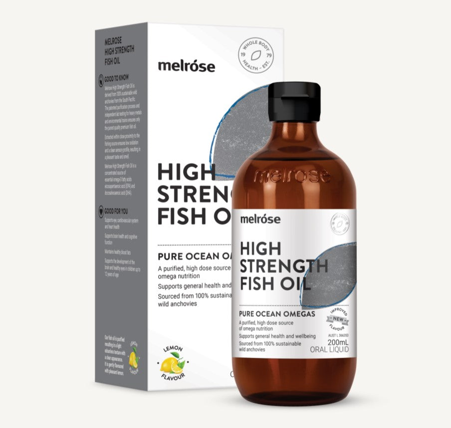 Buy Melrose High Strength Fish Oil 200ml Online