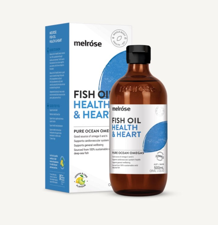 Buy Melrose Fish Oil Health and Heart 500ml Online