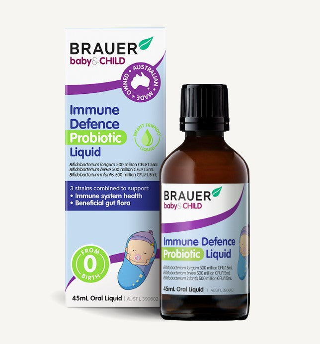 Buy Brauer Immune Defence Probiotic Liquid for Infants 45ml Online