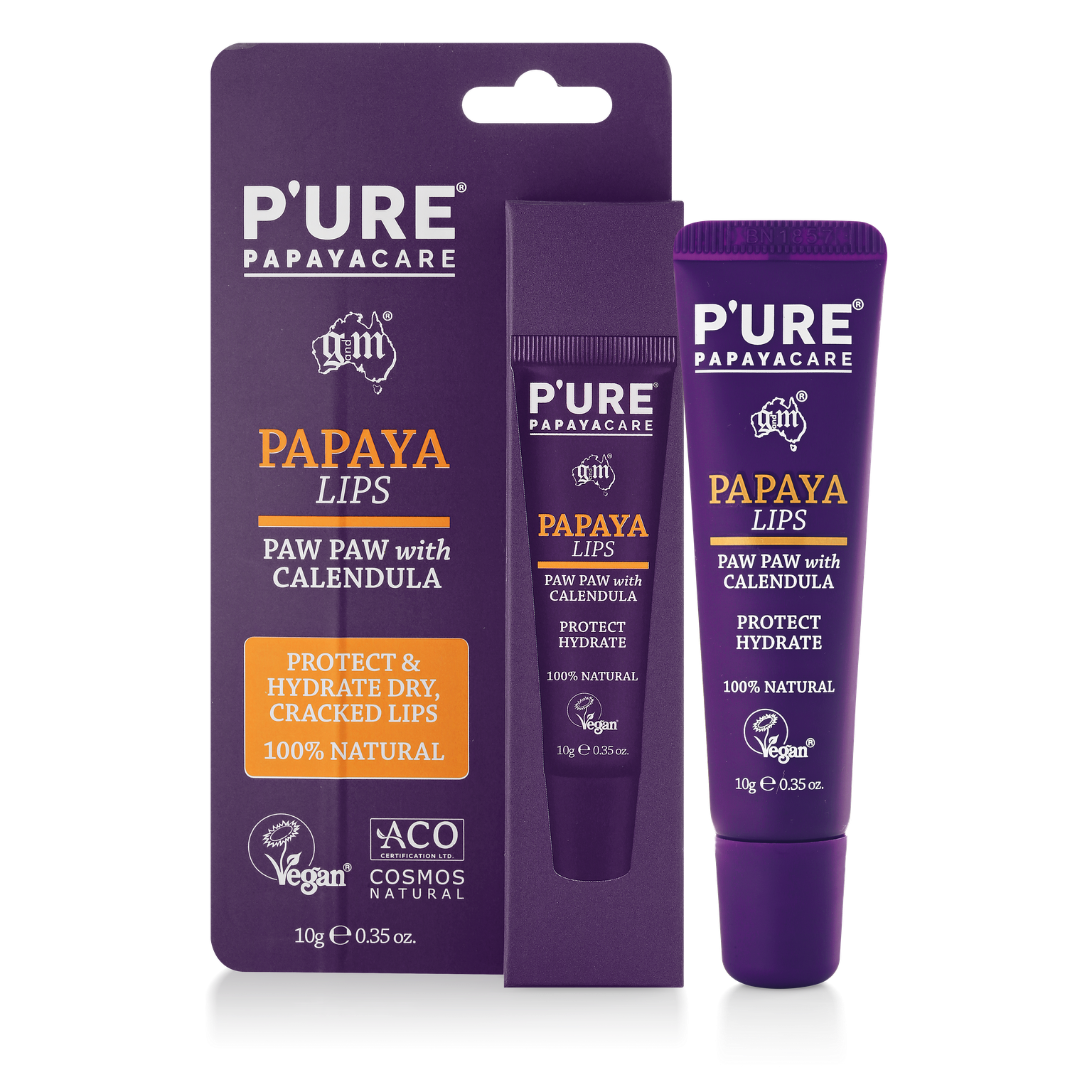 Buy P'URE Papayacare Papaya Lips 10g Online