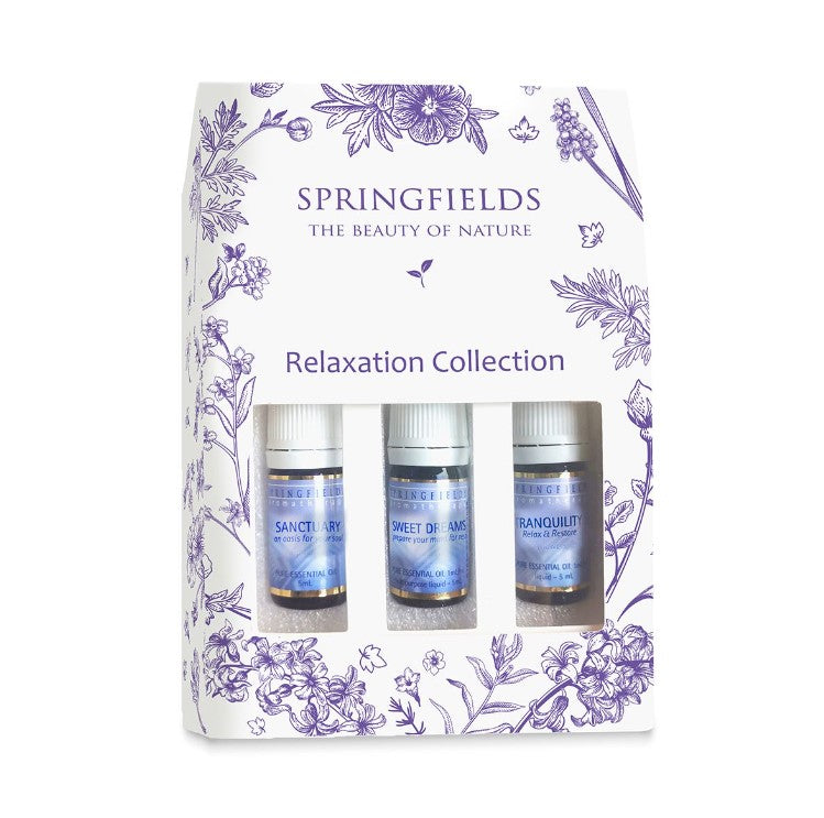Buy Springfields Essential Oil Relaxation Collection Trio Pack 3 x 5ml ...
