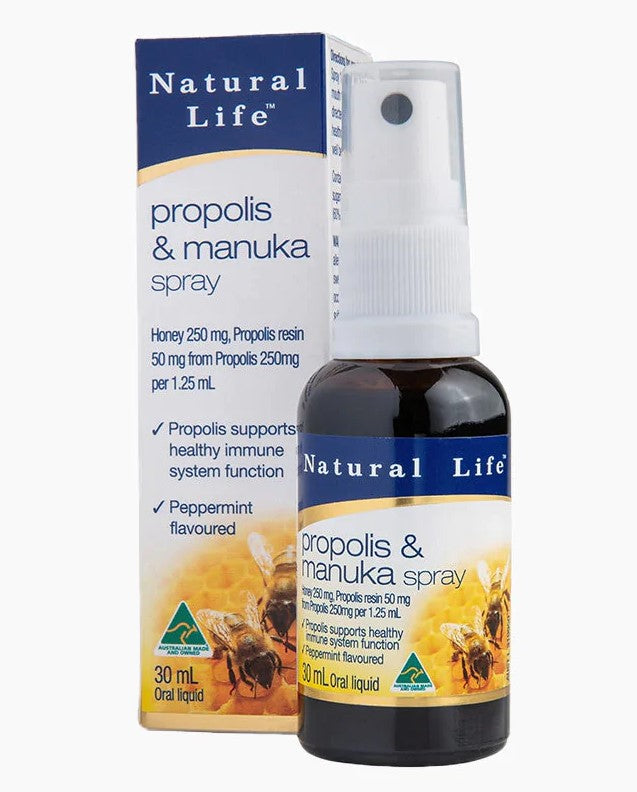 Buy Natural Life Propolis & Manuka honey spray 30ml Online
