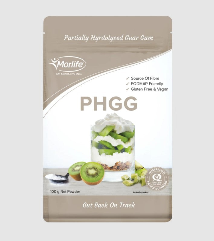 Buy Morlife PHGG Partially Hydrolysed Guar Gum 100g Online