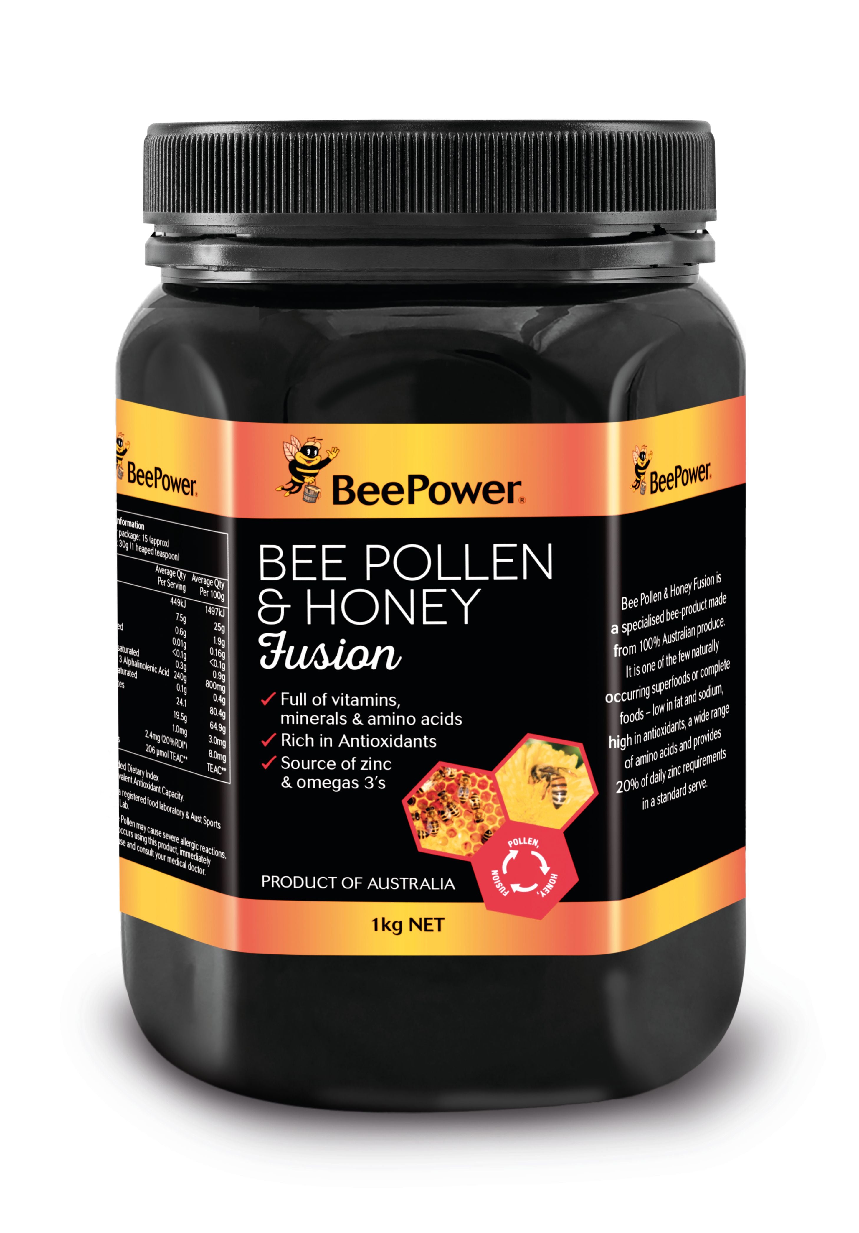 Buy Bee Power Pollen and Honey Fusion Online