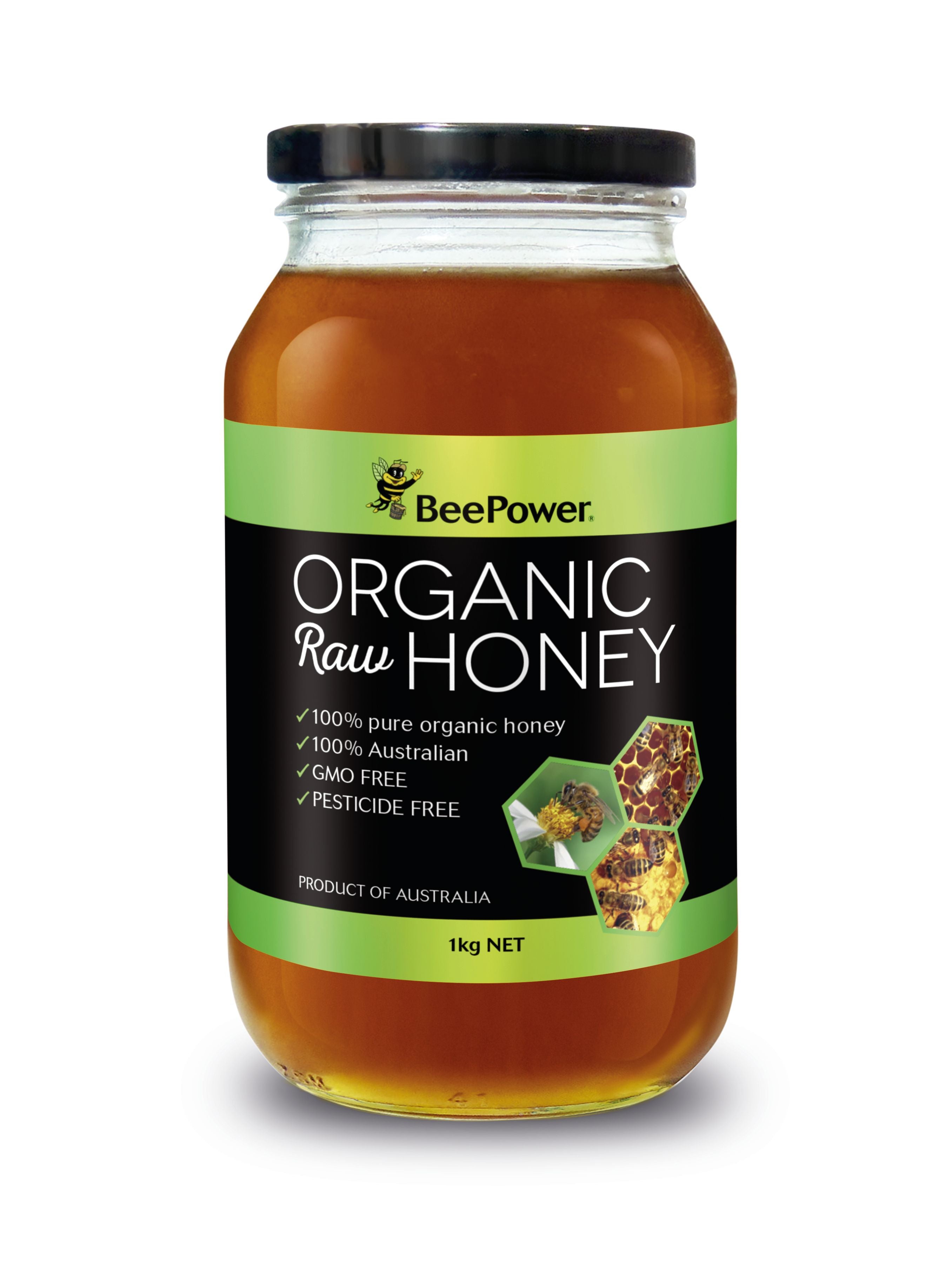 Buy Bee Power Organic Raw Honey Online