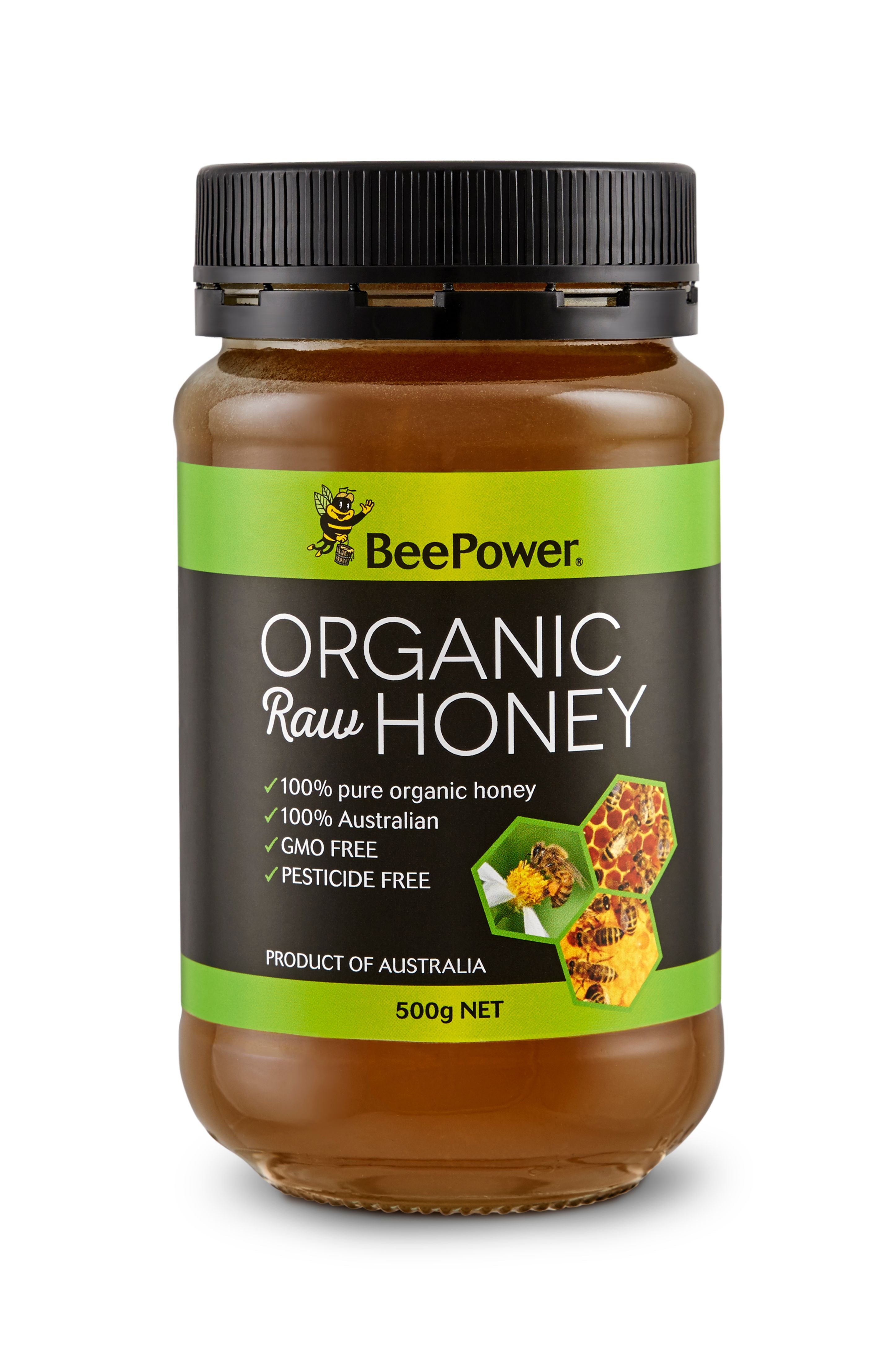 Buy Bee Power Organic Raw Honey Online