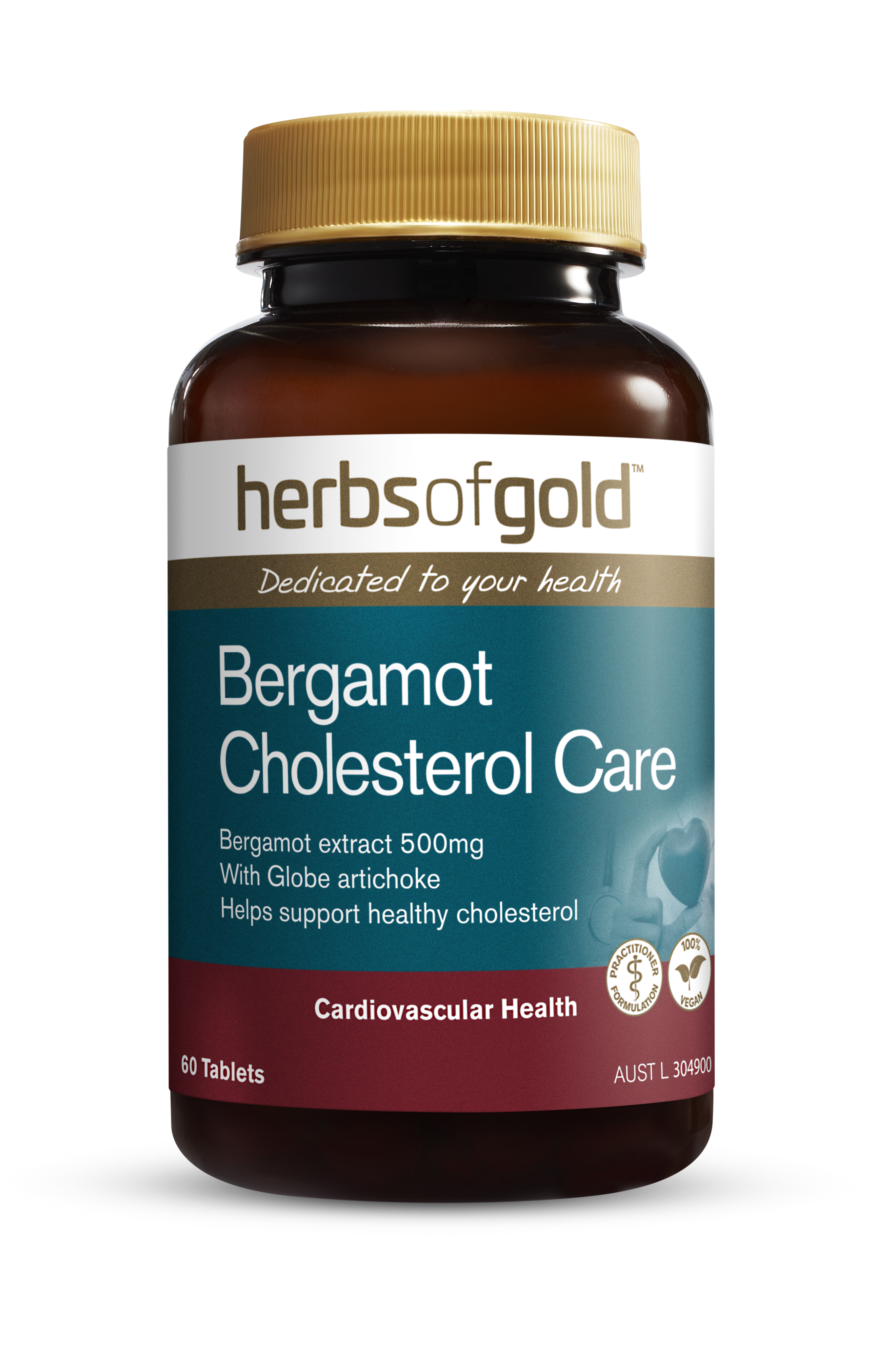 Buy Herbs of Gold Bergamot Cholesterol Care 60 tablets Online