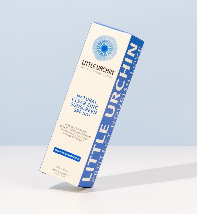 Buy Little Urchin Natural Clear Zinc Sunscreen SPF 50+ Online